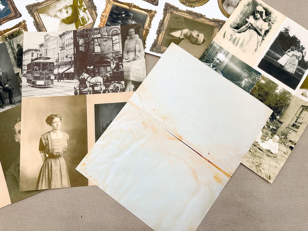 Vintage Photograph Paper Pack – A House of Books