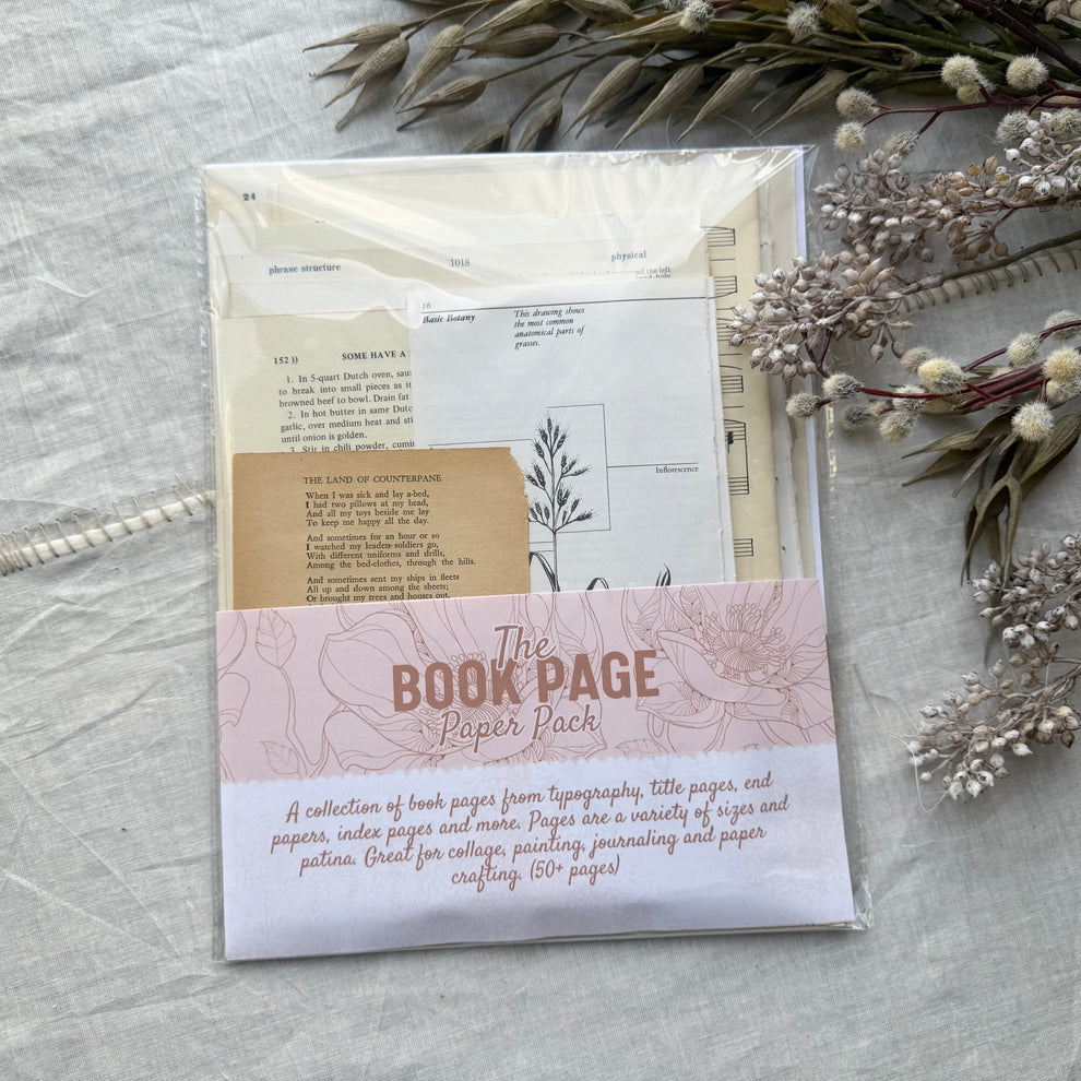 Assorted Vintage Book Pages – A House of Books
