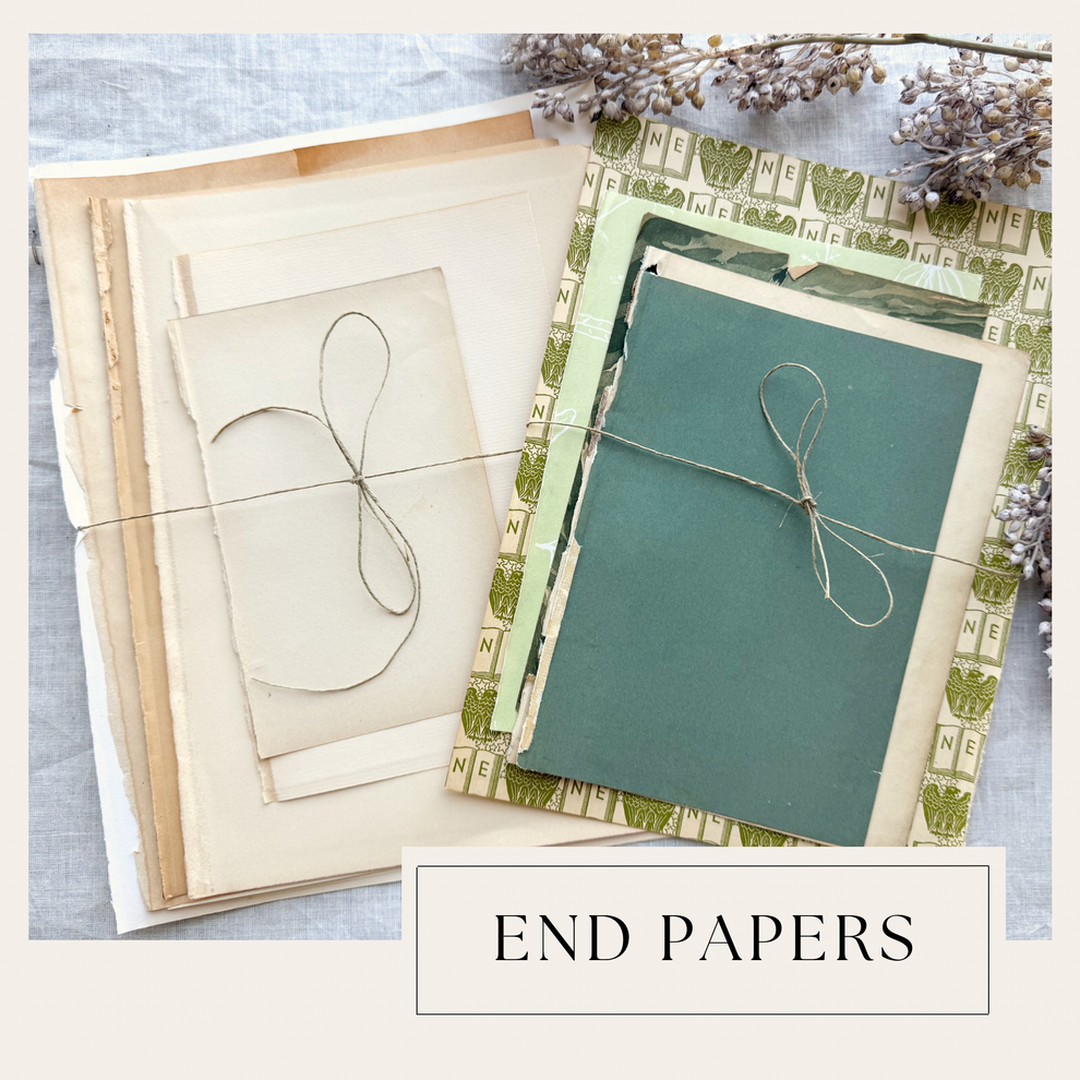 Vintage Book End Papers (Set of 10) – A House of Books