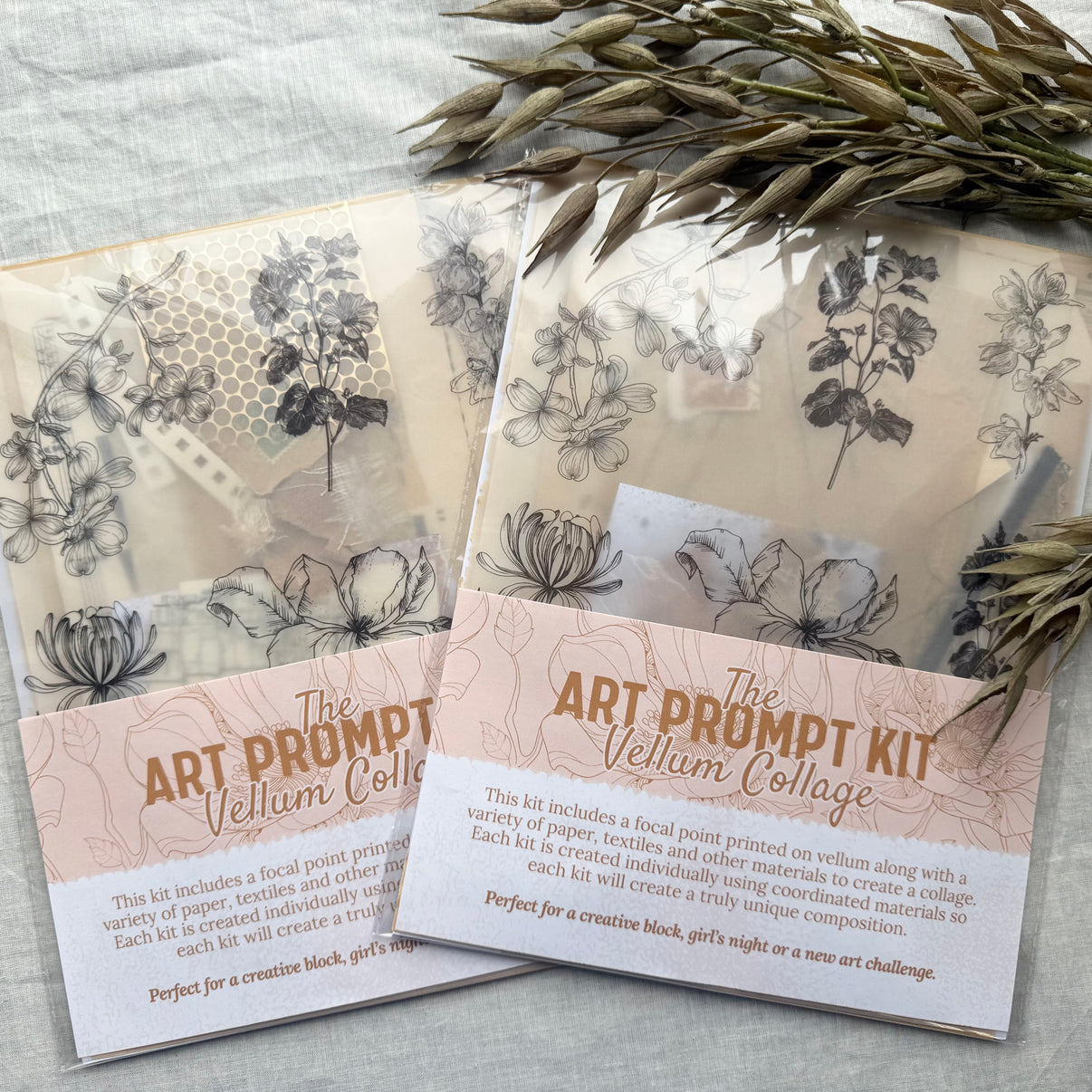 Collage Prompt Kit- Floral – A House of Books