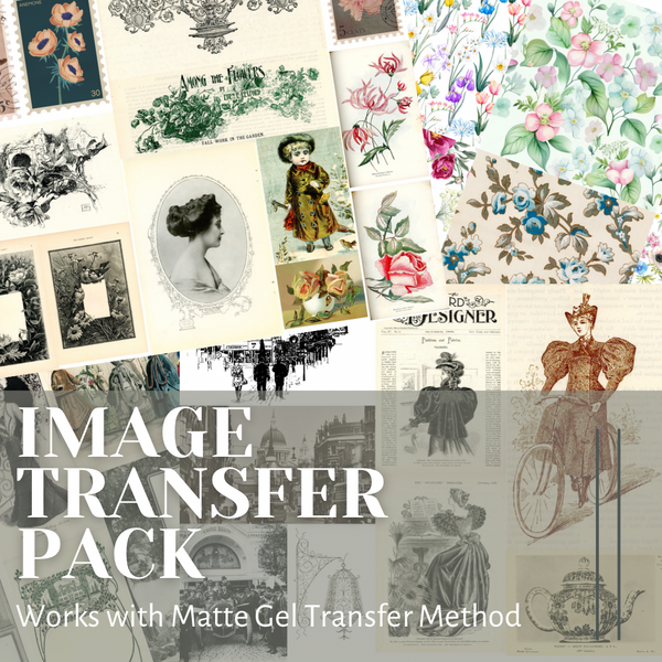 Image Transfer Pack Vol 2- Works with Matte Gel Method – A House of Books